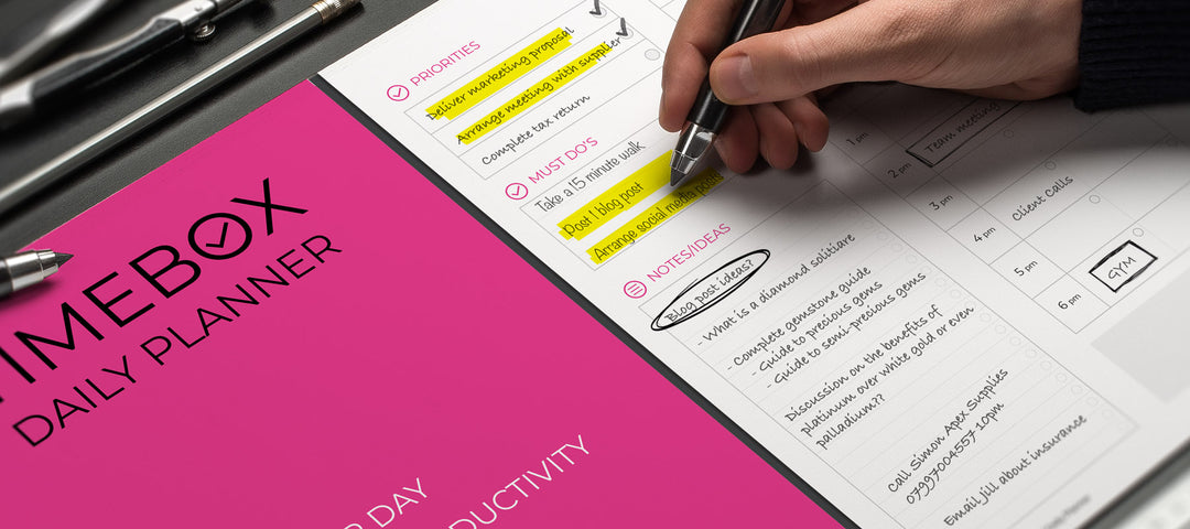 Timebox planning to increase productivity - PDF – JEWELLERY GRAPHICS