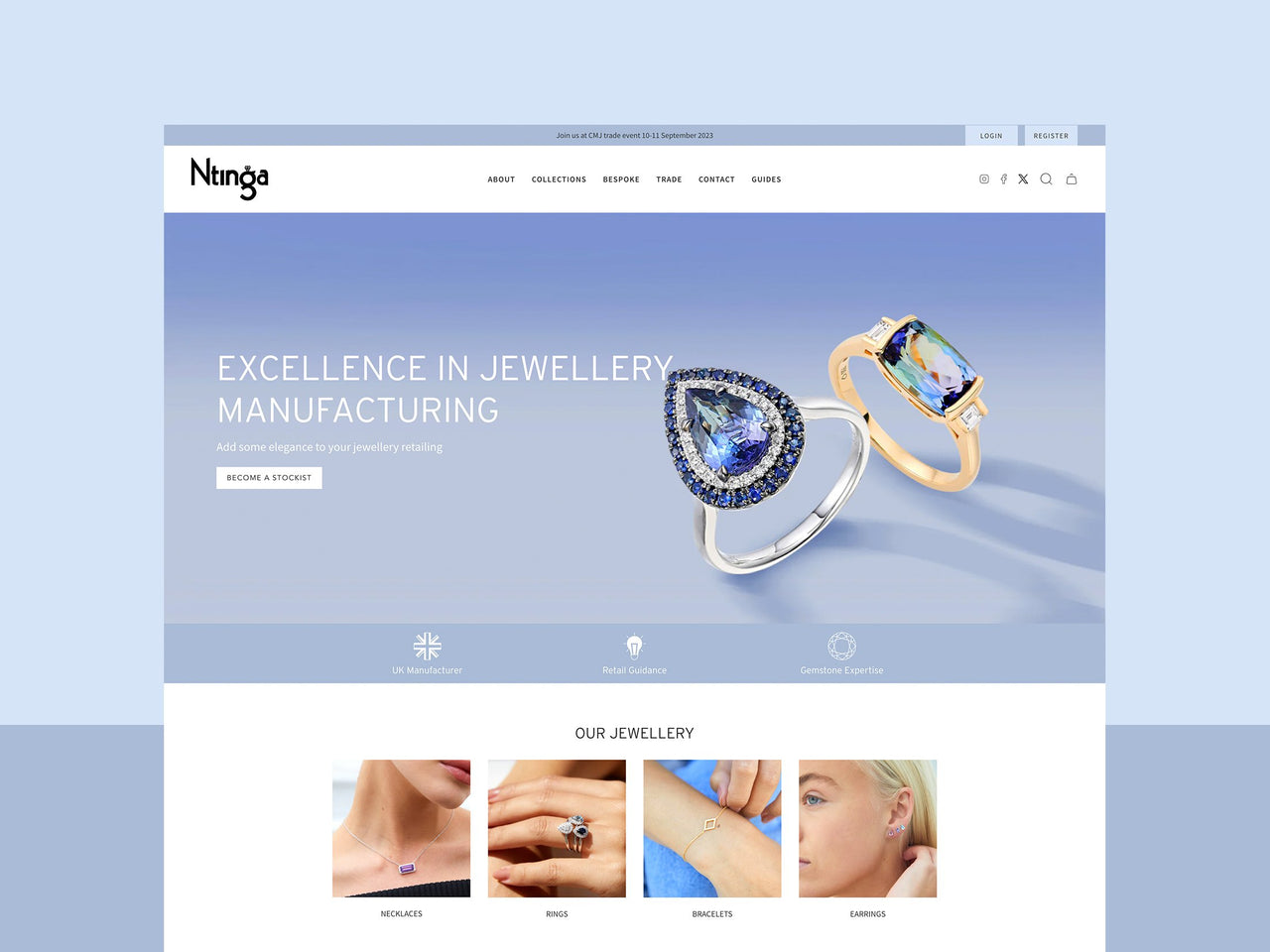 Jewellery website design in Shopify – JEWELLERY GRAPHICS