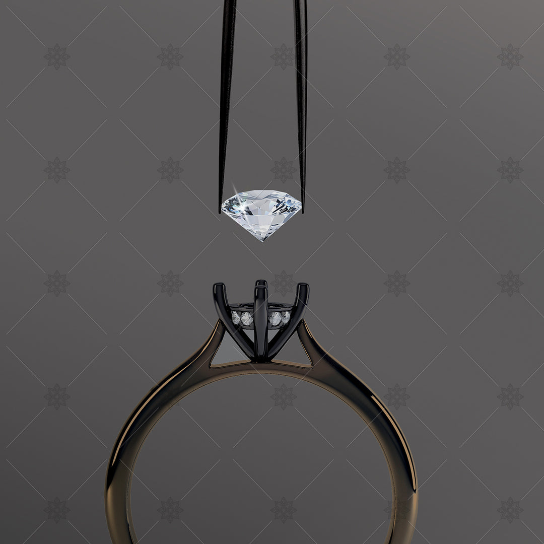 Ring Mount and Unset Diamond - JG4040 – JEWELLERY GRAPHICS