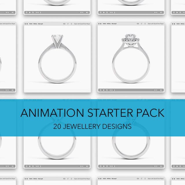 Diamond Ring Animation Pack featuring 20 diamond ring designs ...